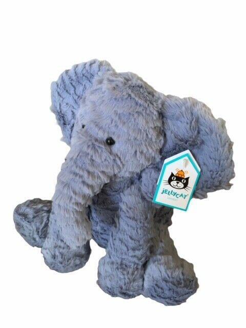 Jellycat FuddleWuddle Elephant Stuffed Animal in Blue | Savor the Flavor